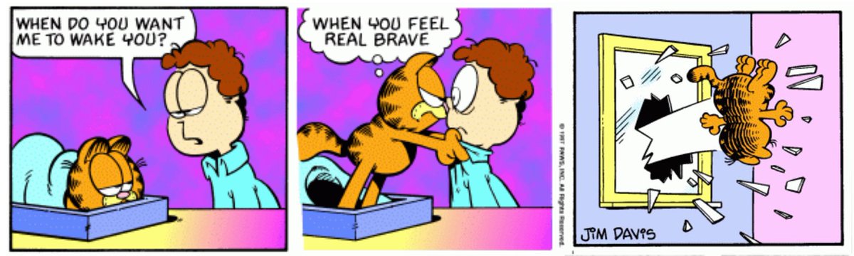 Garfield thrown out the window @yeetgarf Timeline, The Visualized ...