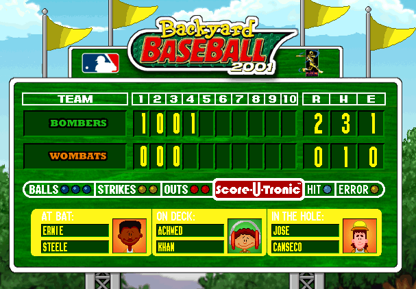 Ernie Steele Backyard Baseball
