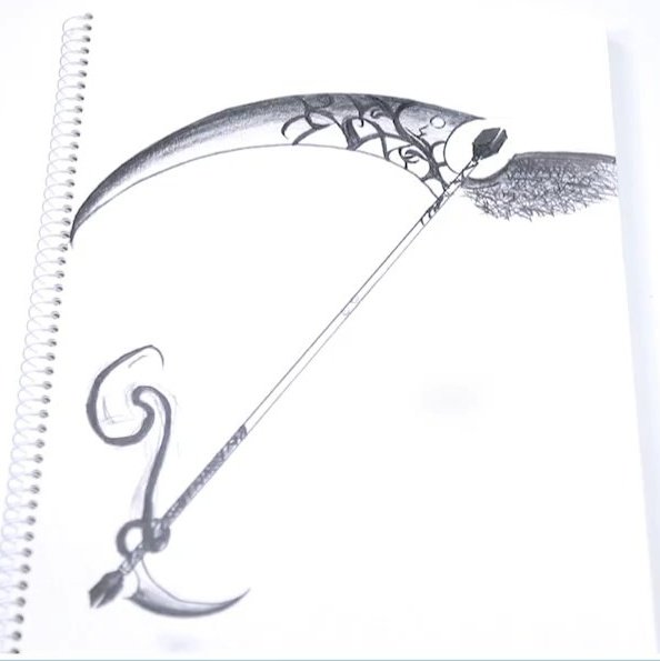 Cool Scythes Drawing