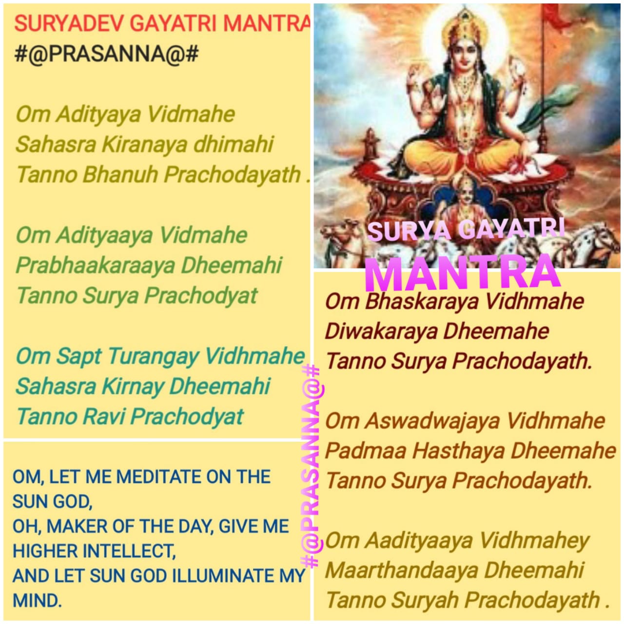 Gayatri Mantra Script