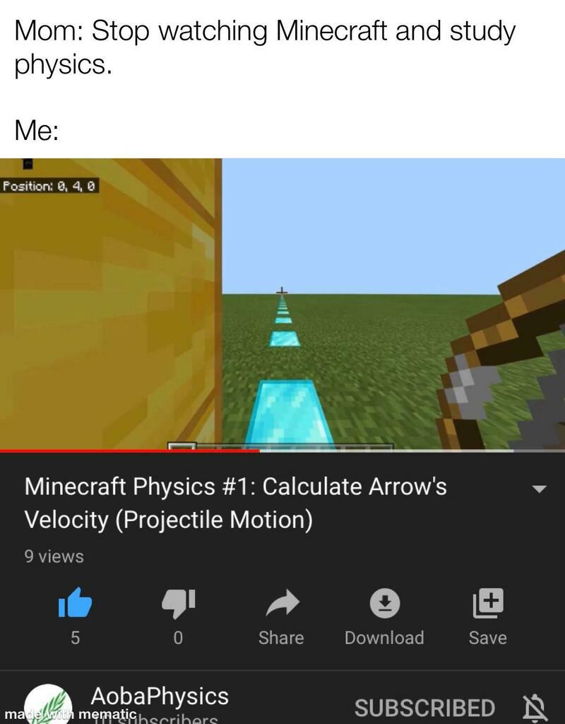 Projectile Motion Memes