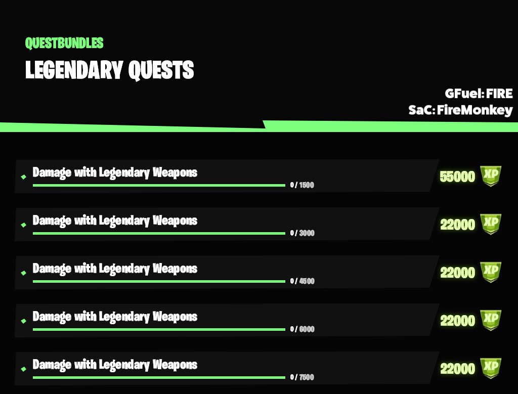 iFireMonkey on Twitter: "🐶#Fortnite Challenge Tracker | Week 2 Now LIVE!🐶 ⚡️Total XP: 283,000 📂 ...