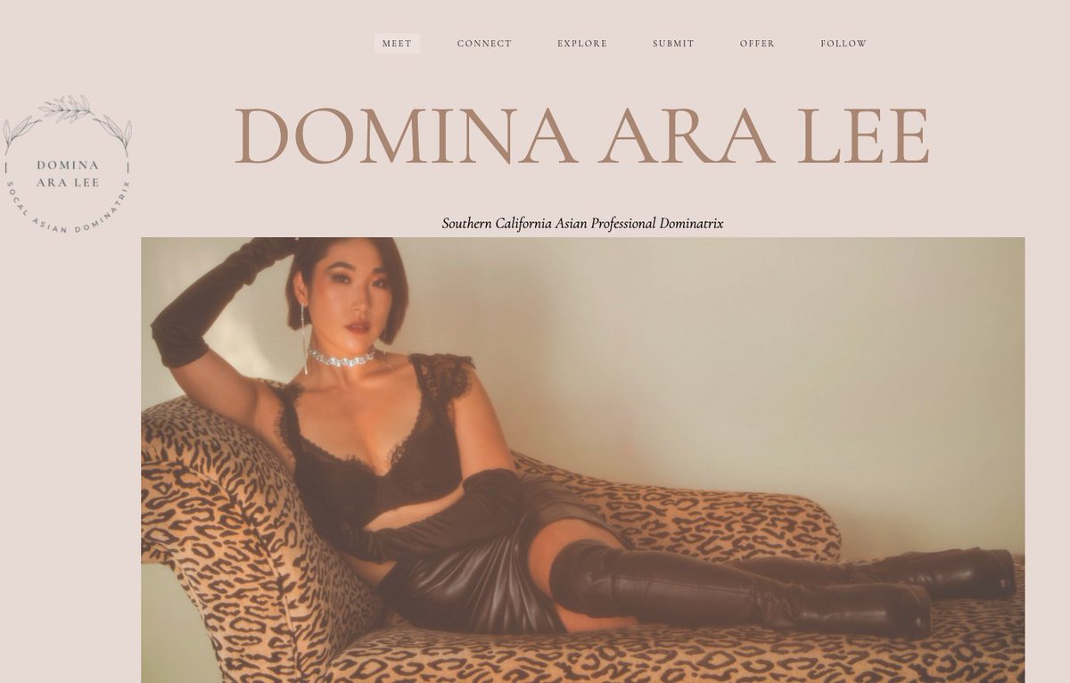 Domina Ara Lee on Twitter: "Hallelujah, my website is finally LIVE! Prospective submissives ...