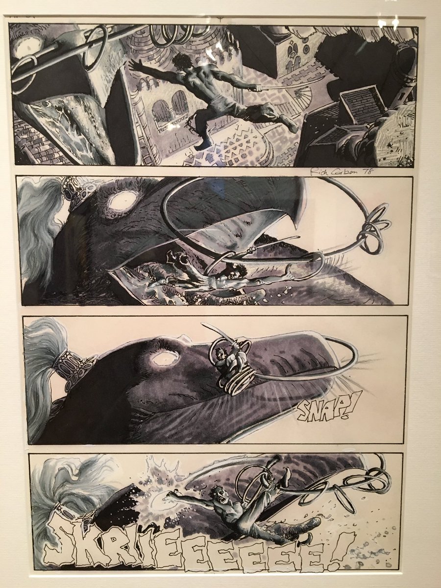 「January 2019, Richard Corben exhibition, Angoulême... 」Thomas Ragonの漫画