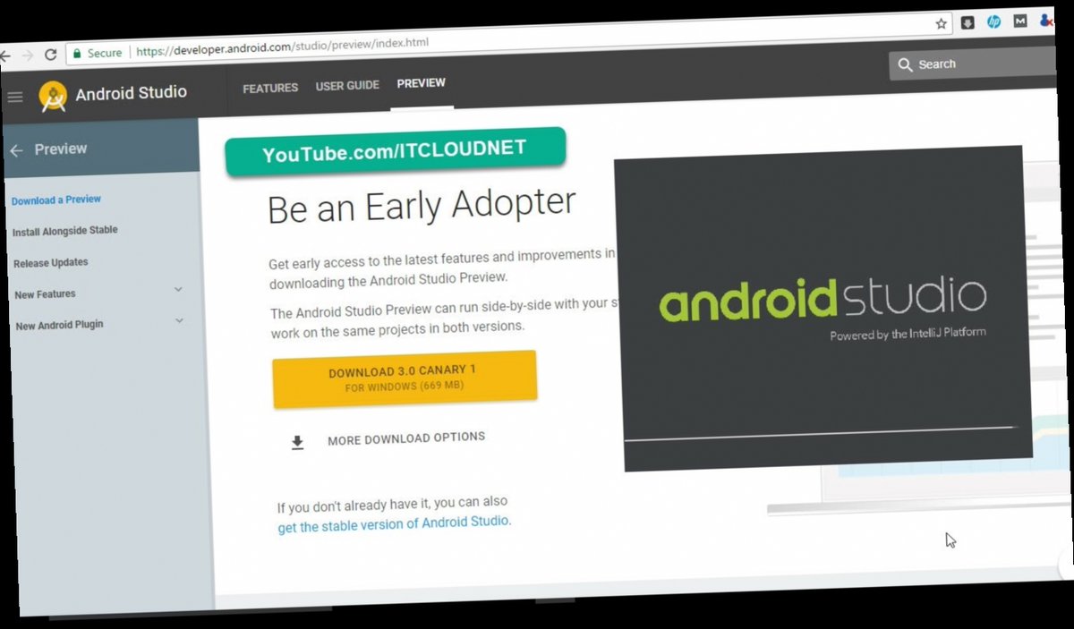 android studio 3.0 canary 1 download / Twitter
