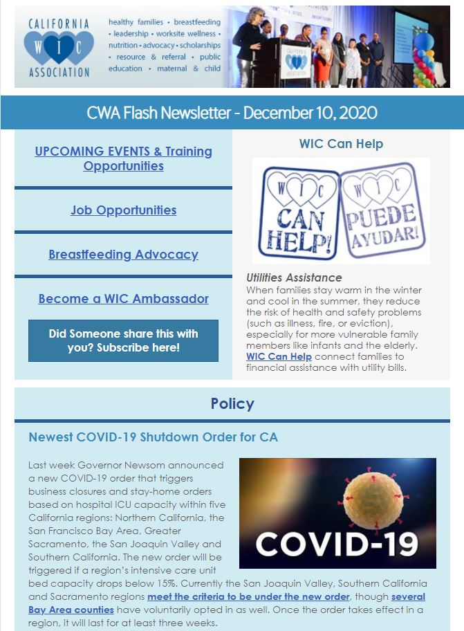 Home - CALIFORNIA WIC ASSOCIATION