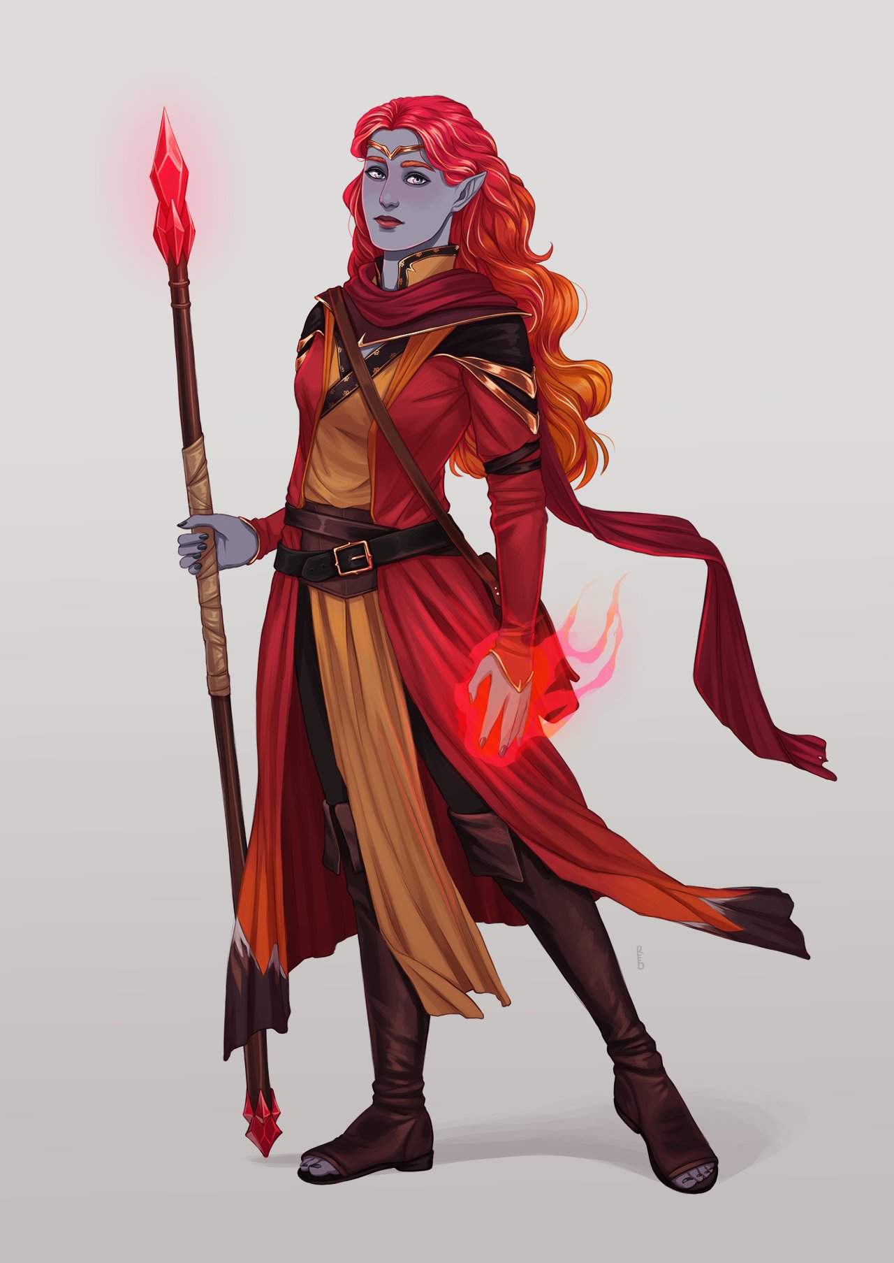 Fire Genasi Fighter