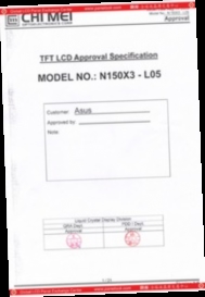 Datasheet: Panel CMO N150X3 L05 2 - Manual PDF Download / Twitter