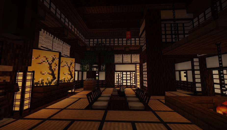 Minecraft Japanese House Interior