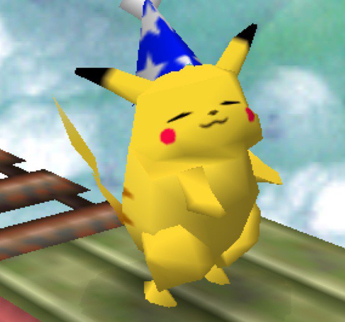 Pikachu Smash Bros 64