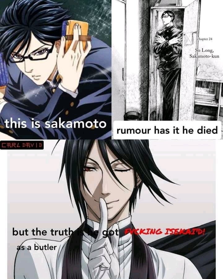 Black Butler Sebastian Memes