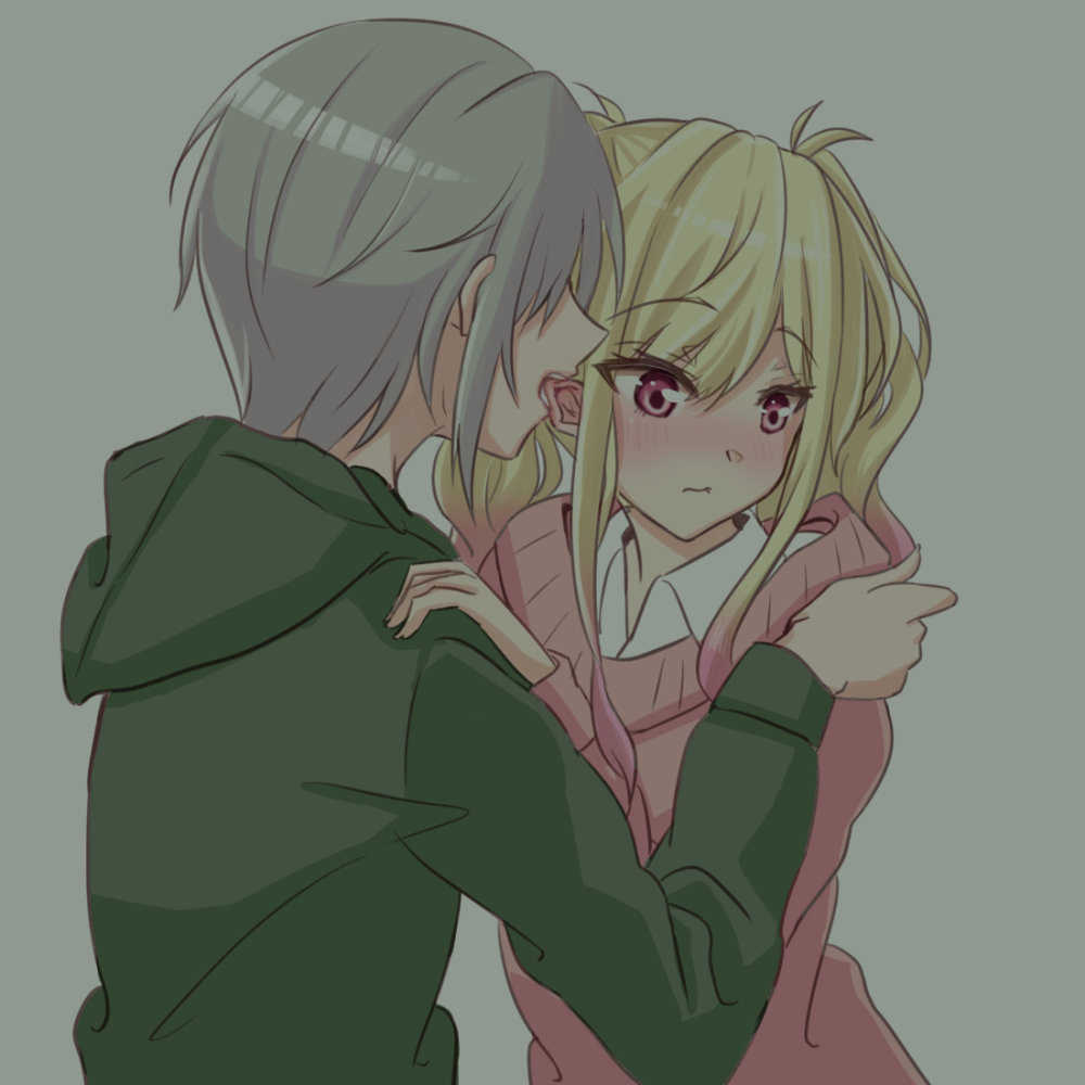 「しほさきの耳甘噛み #prsk_FA 」|NOBORUのイラスト