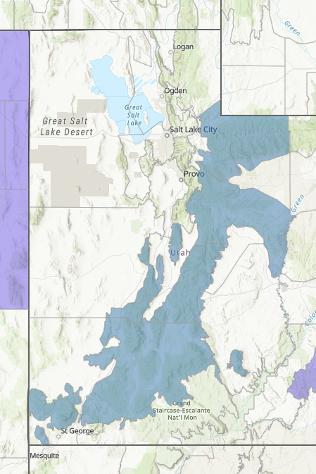 The Great Salt Desert Map