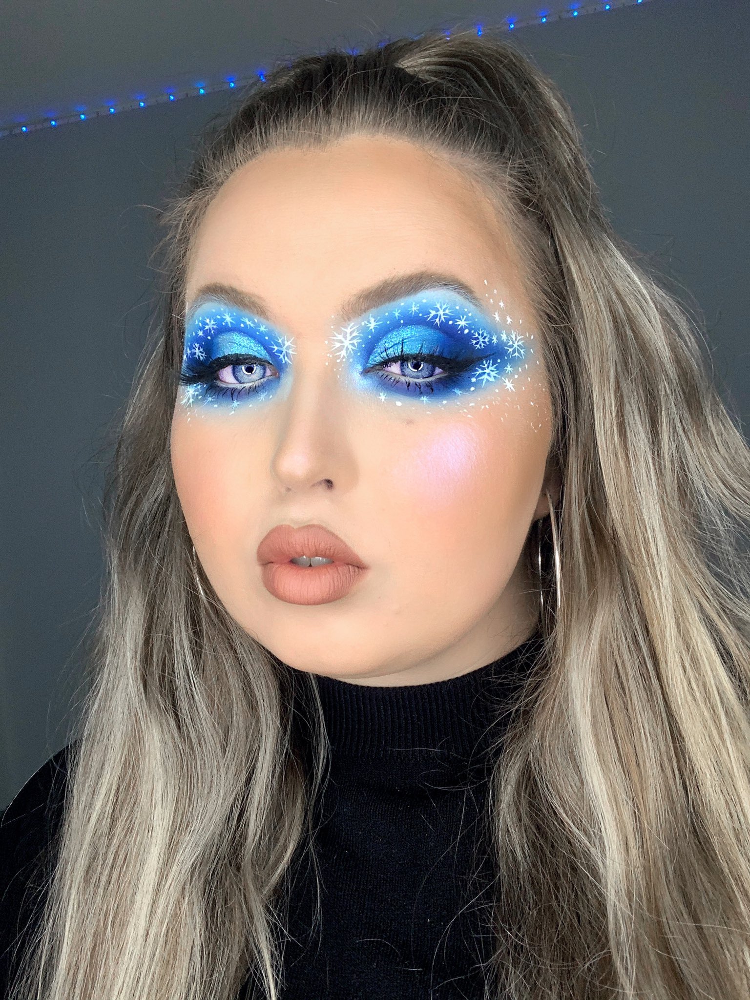 Snowflake Eye Makeup