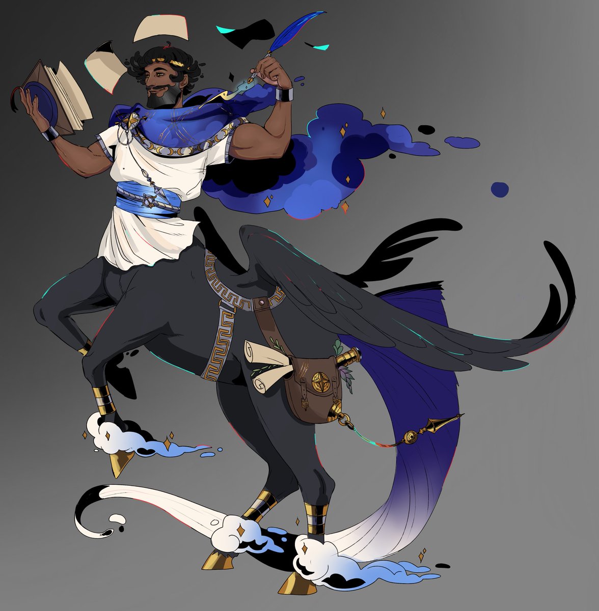 「Hades oc , Chiron! Former teacher of Ach」|Vic he/him 🏳️‍⚧️のイラスト