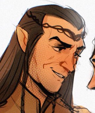 Thranduil Scared Face Sketch