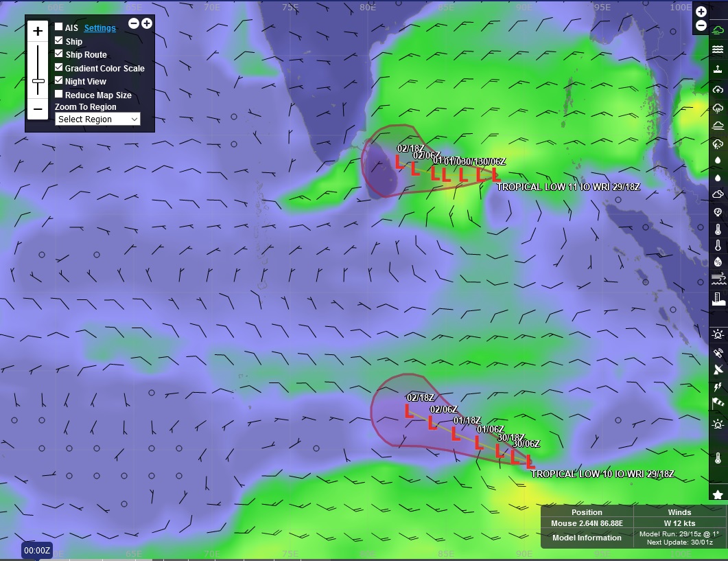 Marine Weather Forecast Services | Weather Routing Inc