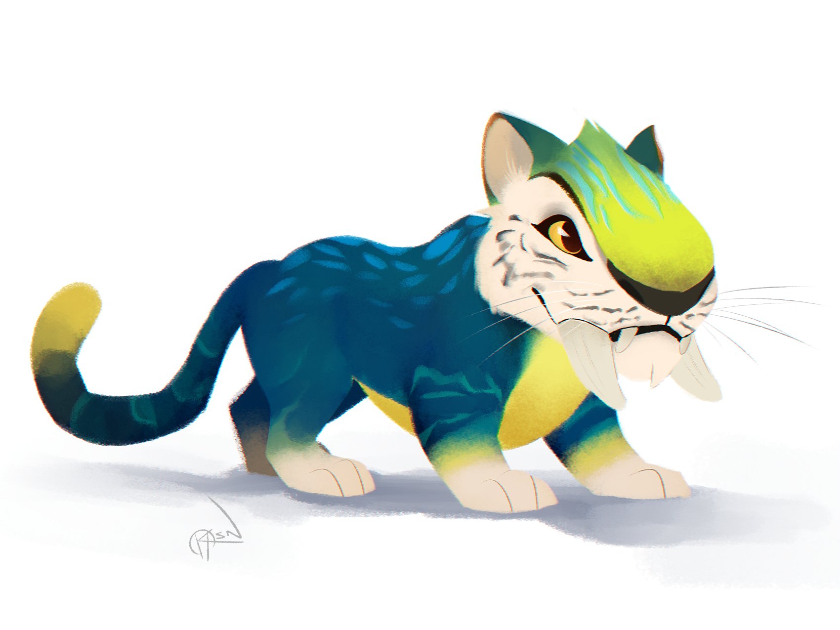 The Croods Tiger Cat Wallpaper