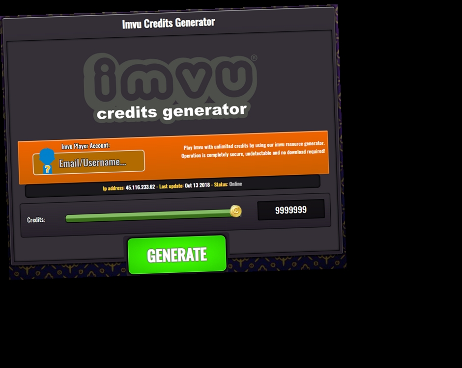imvu credits hack.xyz / Twitter