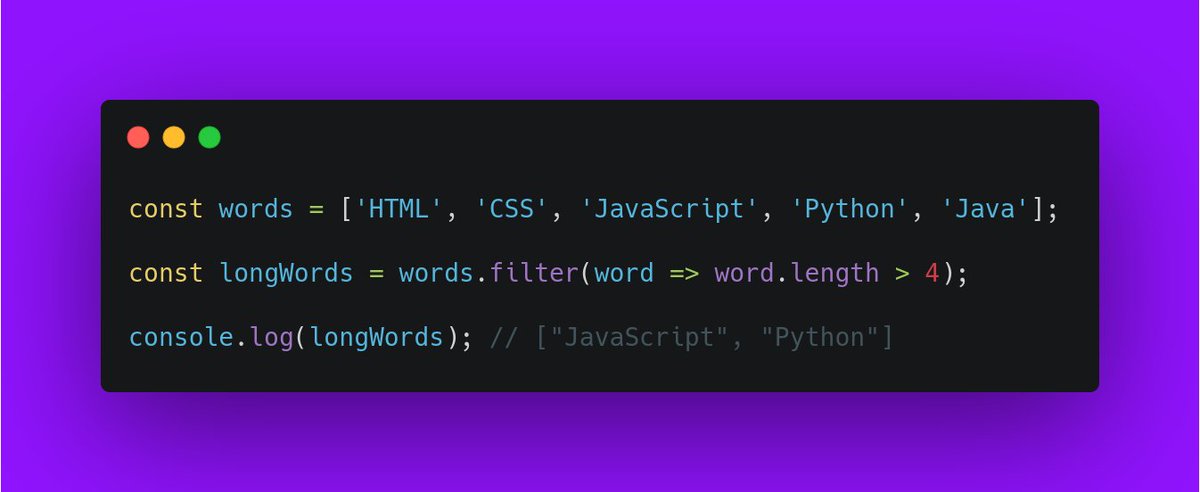 10 JavaScript Array methods to simplify your code. 🧵 - Thread from ...