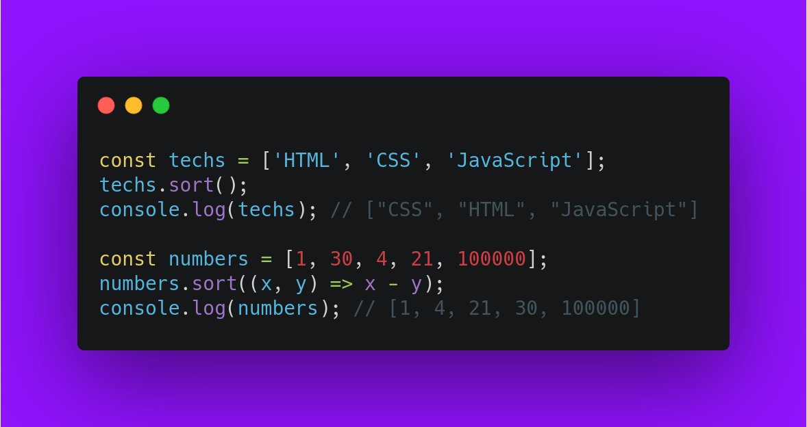 10 JavaScript Array methods to simplify your code. 🧵 - Thread from ...