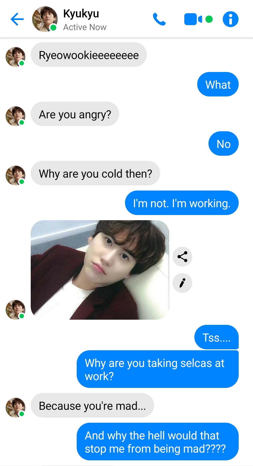 simjang 💙 on Twitter: "[16] The tea about KyuWook https://t.co/d66YUiEzid" / Twitter