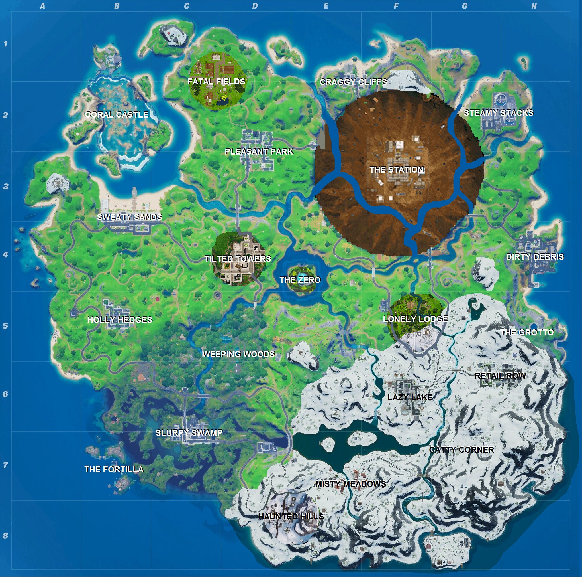 Fortnite Season 2 Fortnite Map Now Reload Maps Ideas Based On The