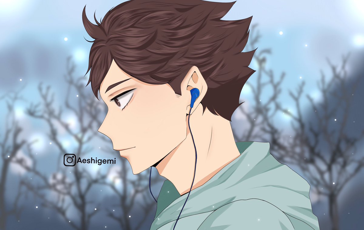 「I drew a full version of Oikawa's ear ? 」|aeshi 🍙 commission OPENのイラスト