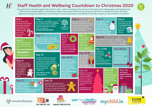 HSE HR on Twitter: "Download the Staff Health and Wellbeing Countdown ...