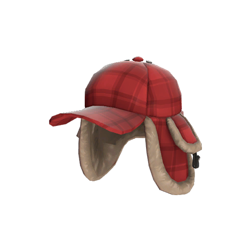 Red Hunting Hat Head