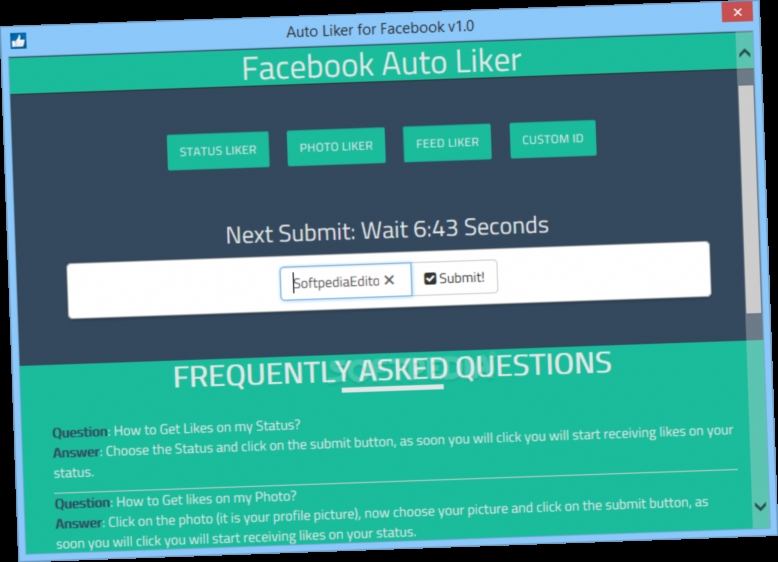 facebook auto liker generator / Twitter
