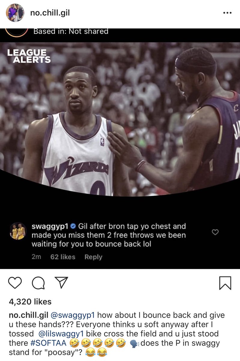 Nick Young Gilbert Arenas