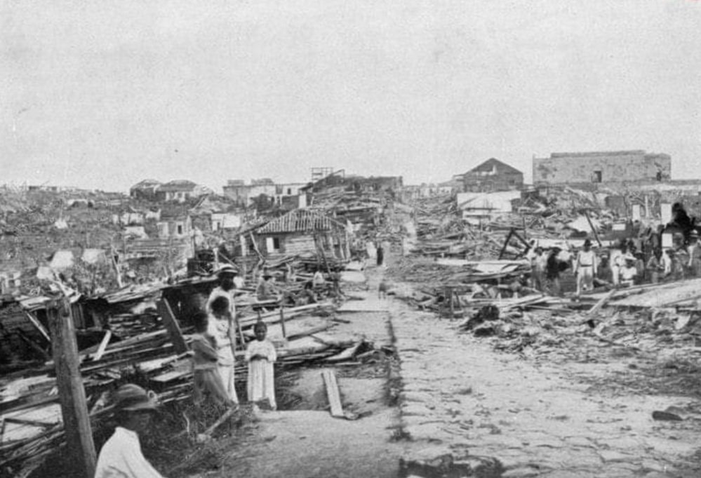 Ricardo Olivencia on Twitter: "Foto de los graves daños que causó el paso del Huracán San ...