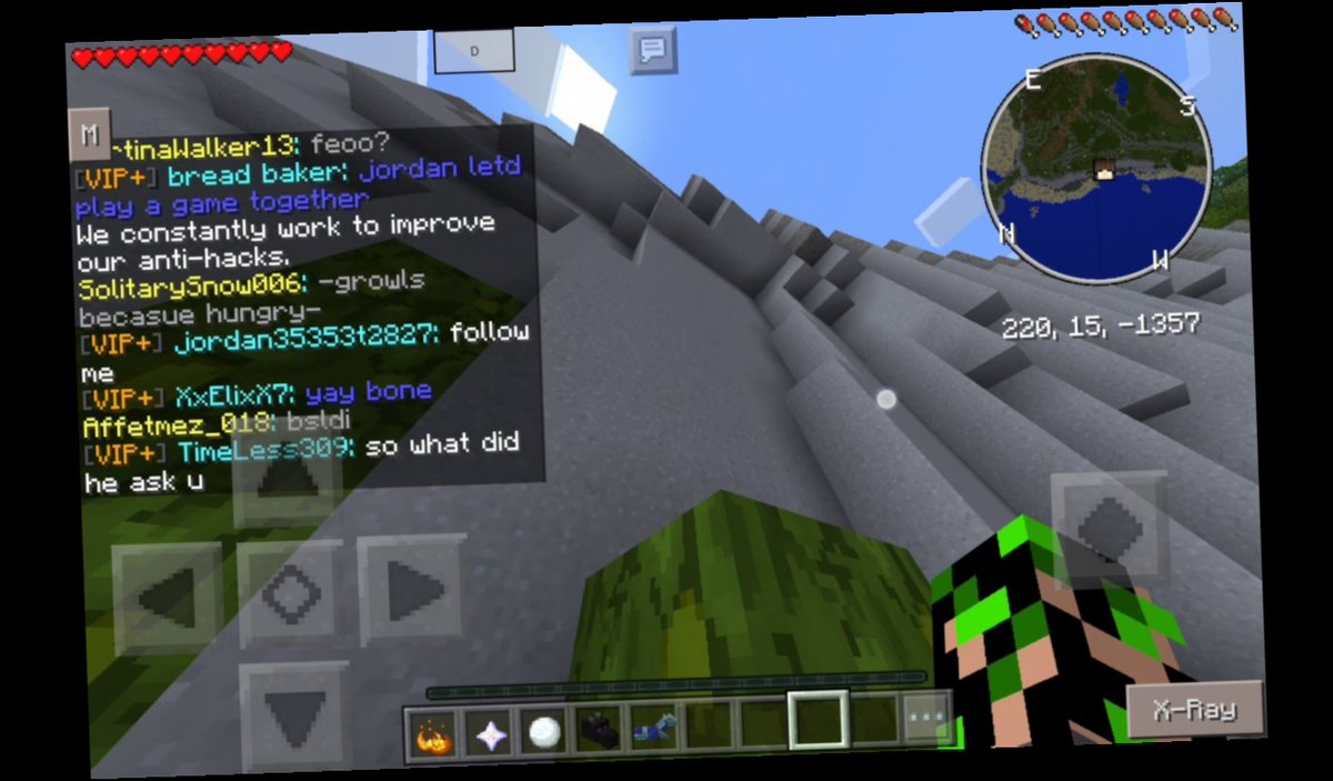 minecraft hack teleport / Twitter