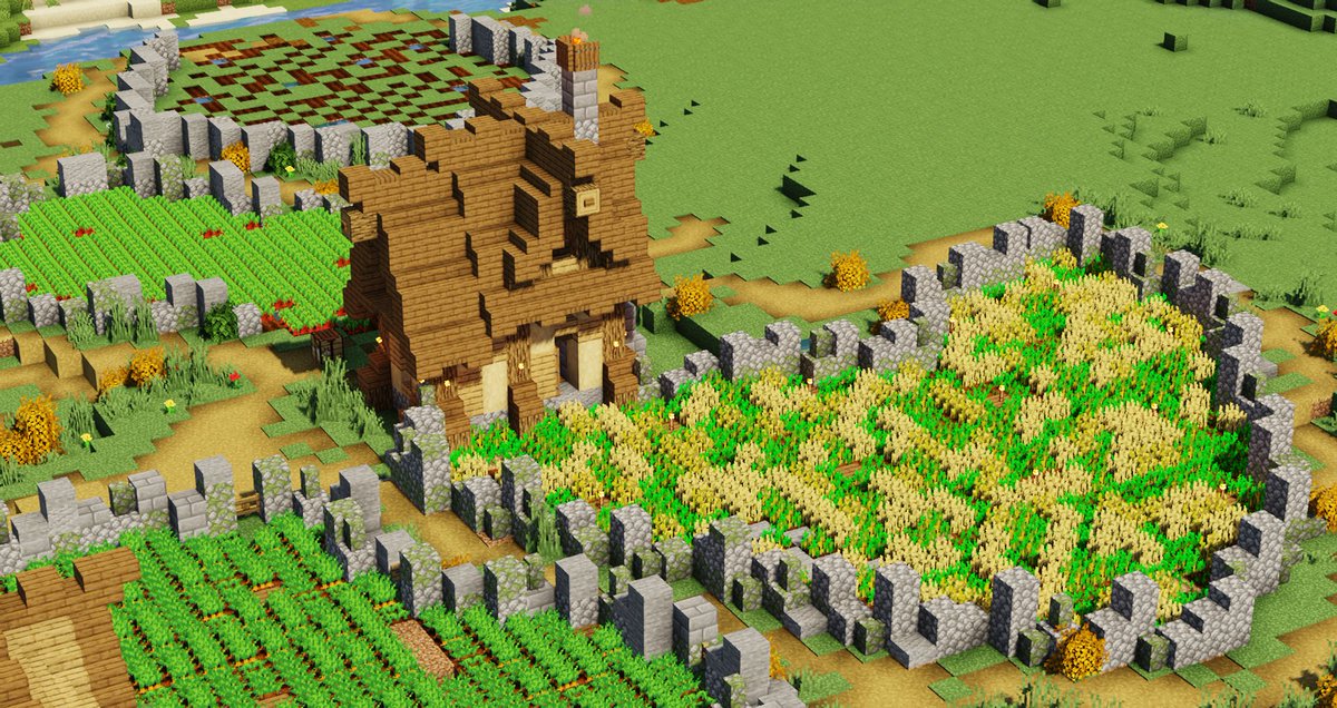 Minecraft Farm Design