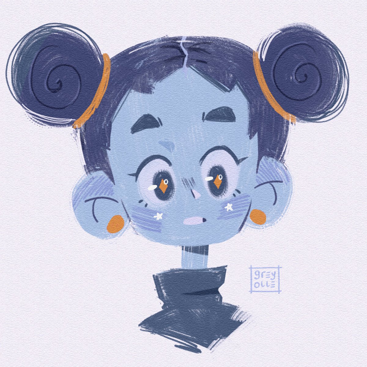 「I missed drawing in this textured style 」|🌈⭐Diana TS @ new patreon ...