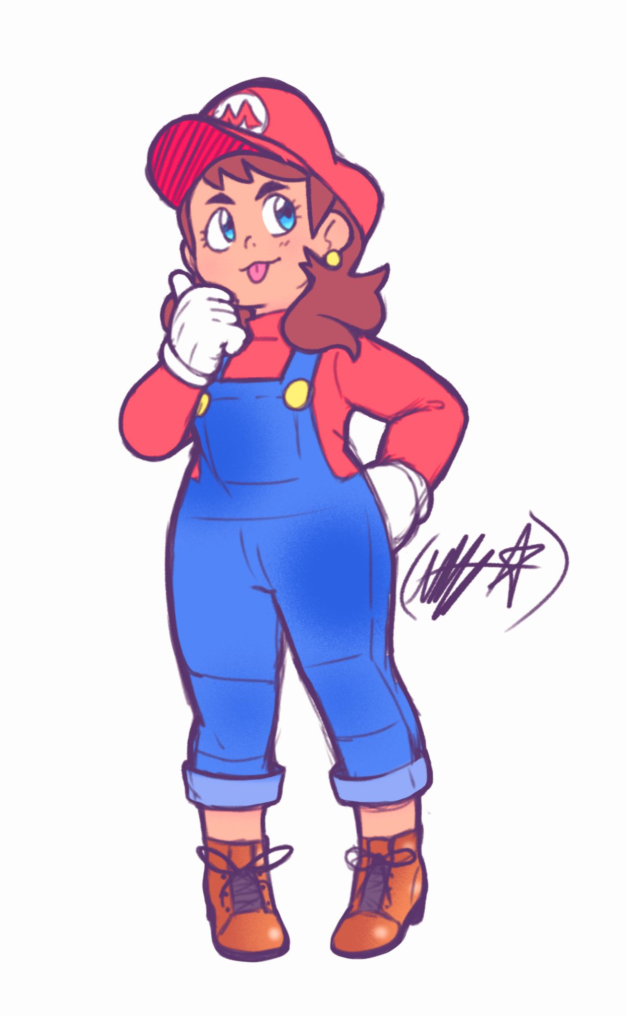 Mario As A Girl