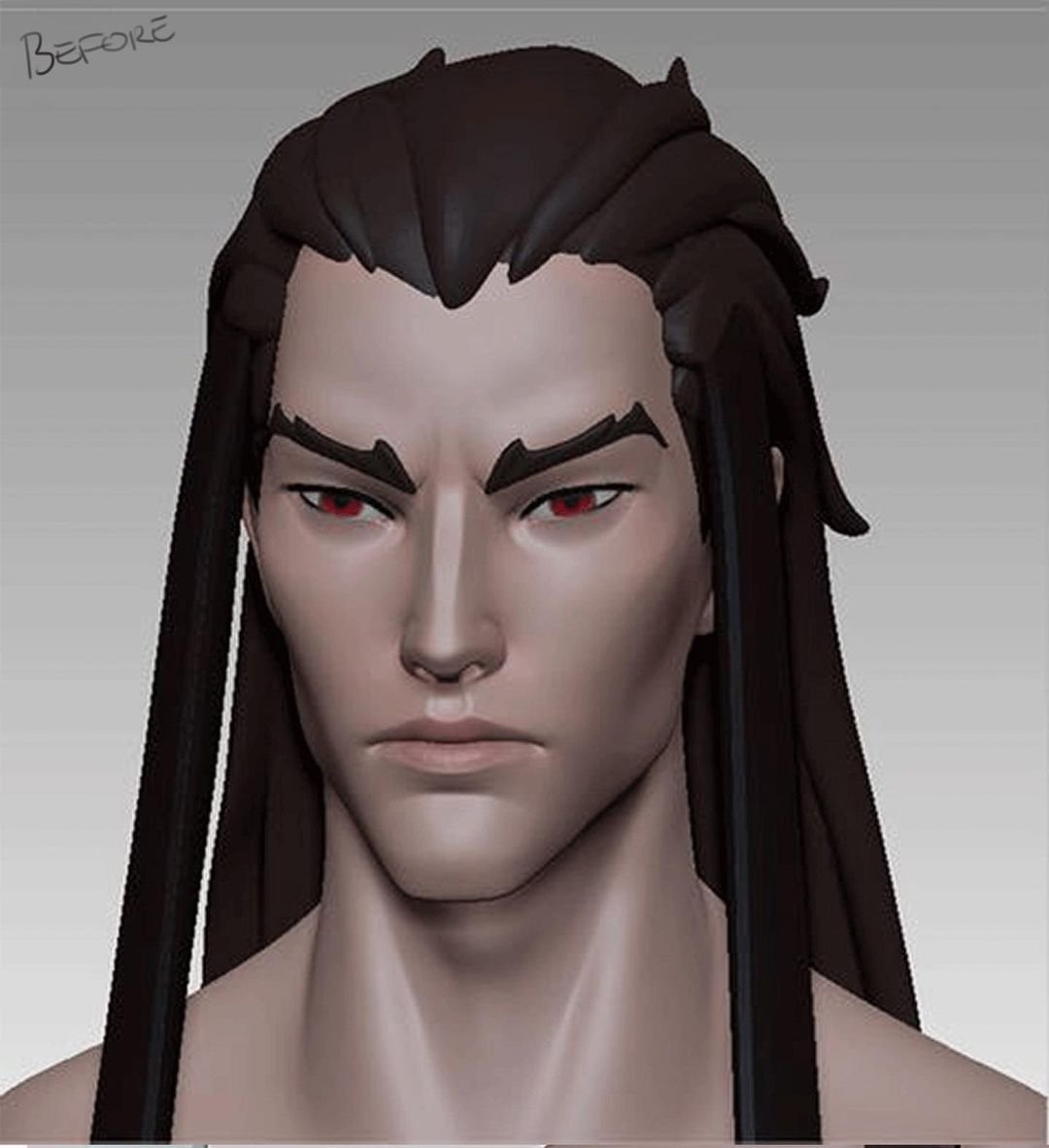 「Yone model paintovers by Esben Lash. He 」|Spideraxeのイラスト