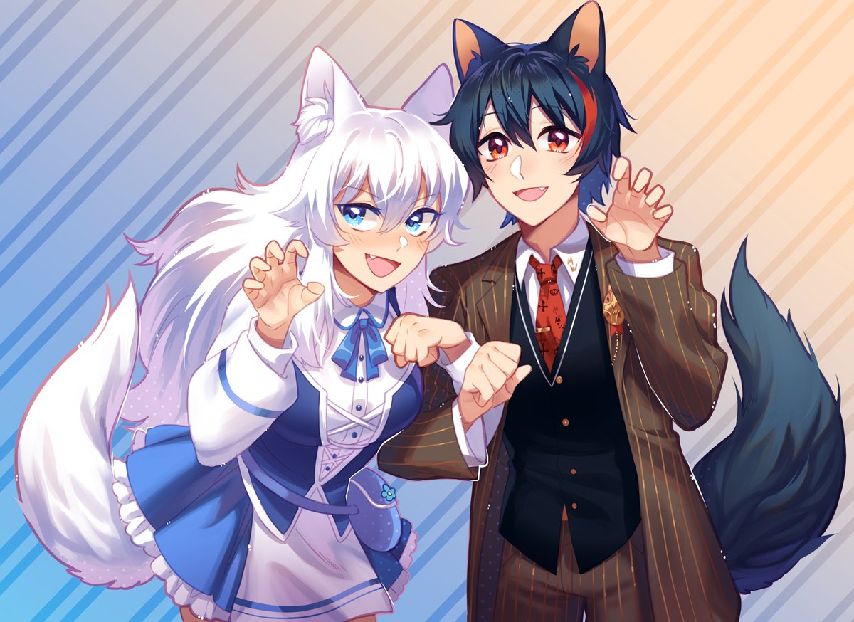 「Comfy Canine Club! Awoof!! ?? Artist: 」|Lumi 💙 Vtuberのイラスト