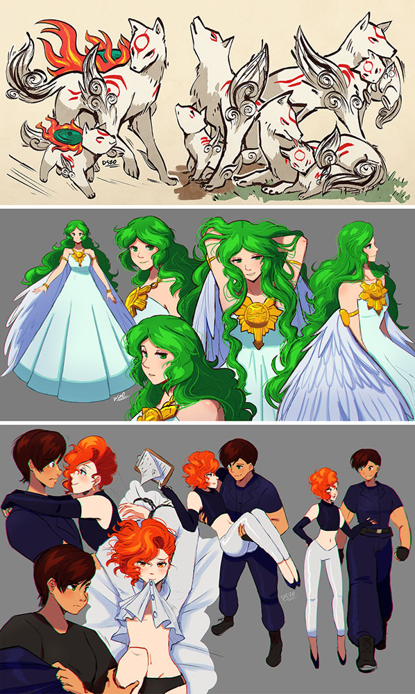 「Ask my OCs, Octa and Ash! No weird questions pls! Please se」Candice ...