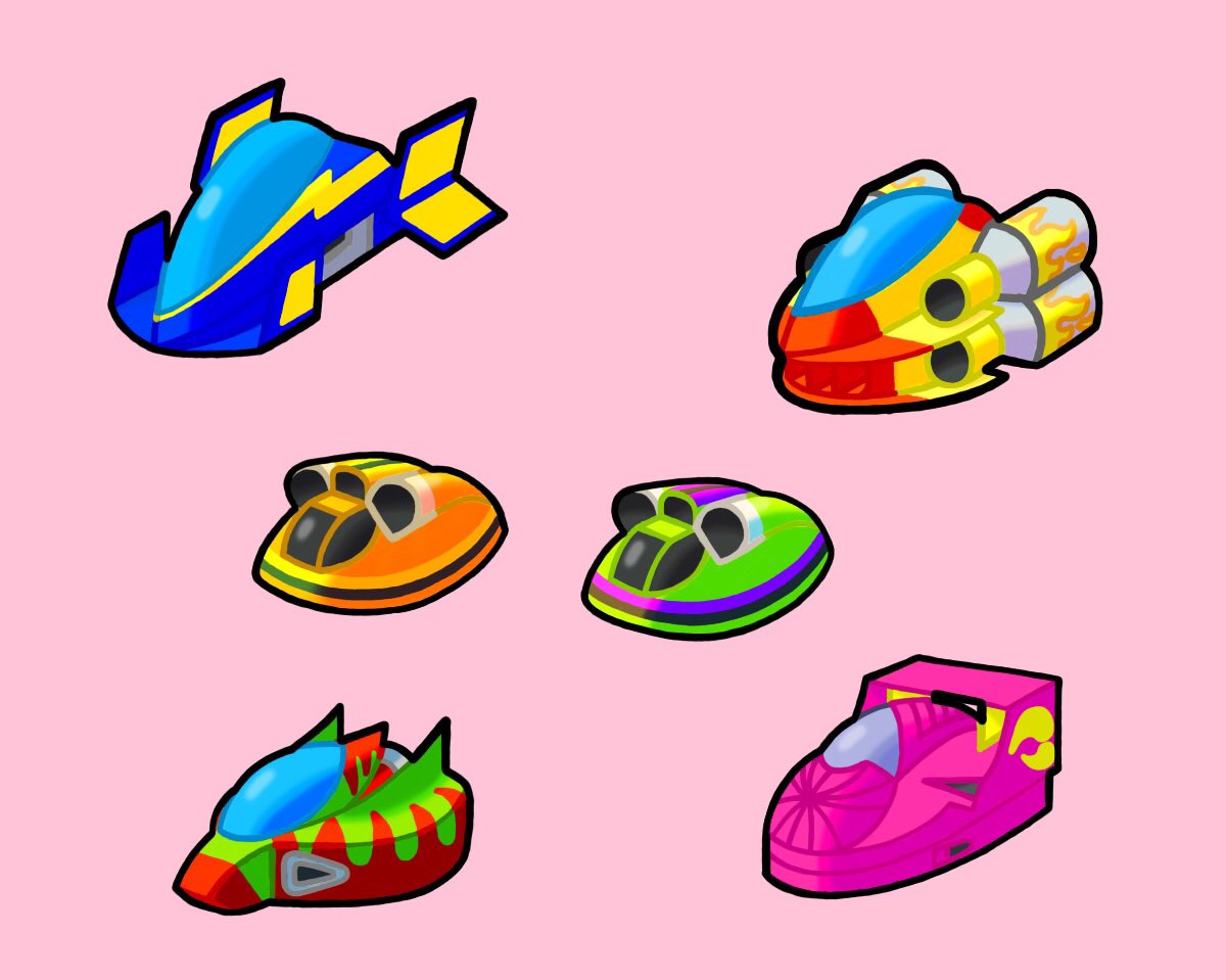 F-Zero Pink Car at Lisa Hawke blog