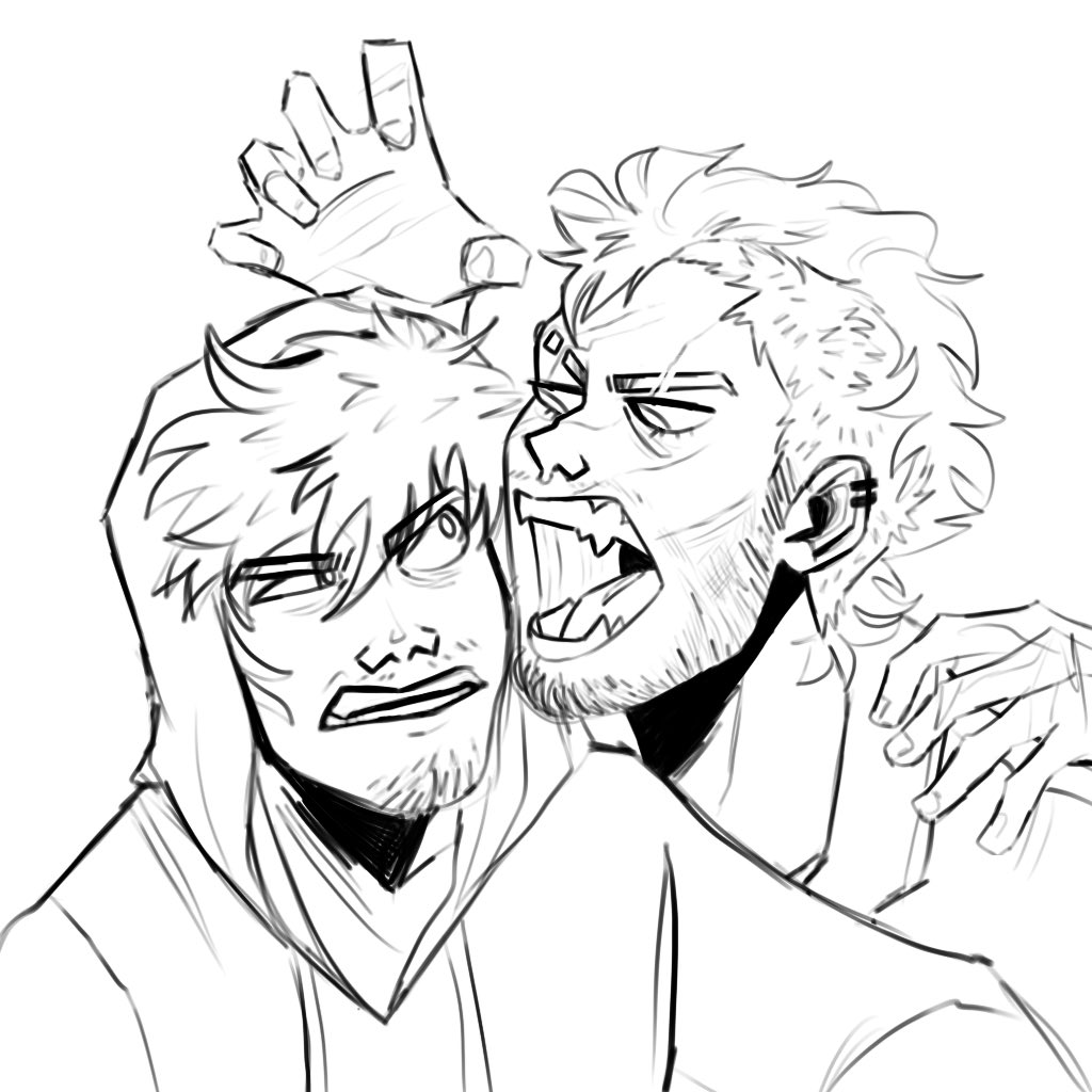 「7/10 this was the first concept i had of ingrid shaving his 」fang!の漫画