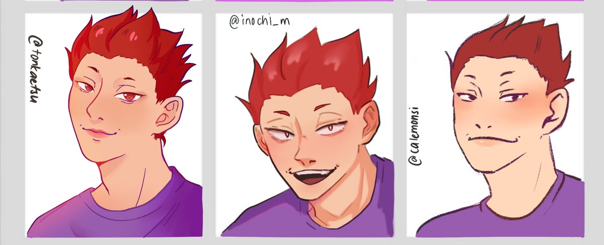 「tendou, but it's in my (amazing) mutuals' styles ?? This was」m🌱nt ️ ...