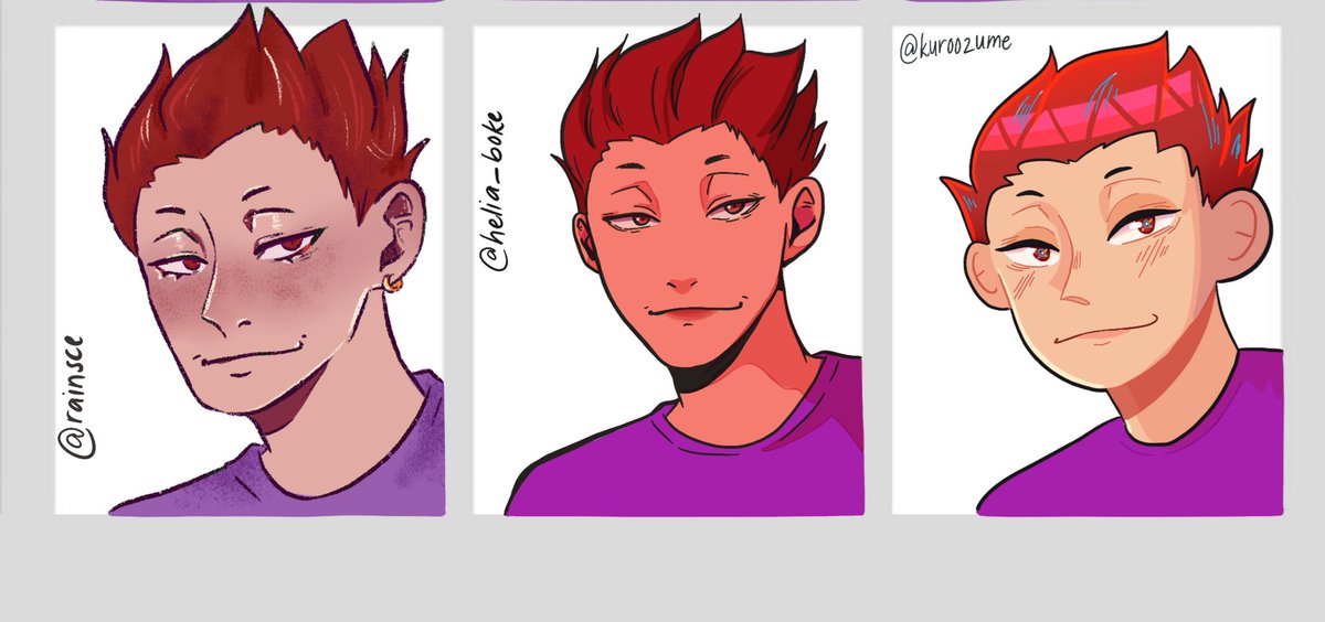 「tendou, but it's in my (amazing) mutuals' styles ?? This was」m🌱nt ️ ...