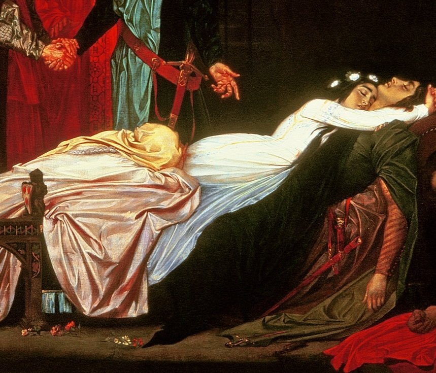 Romeo And Juliet Death Painting