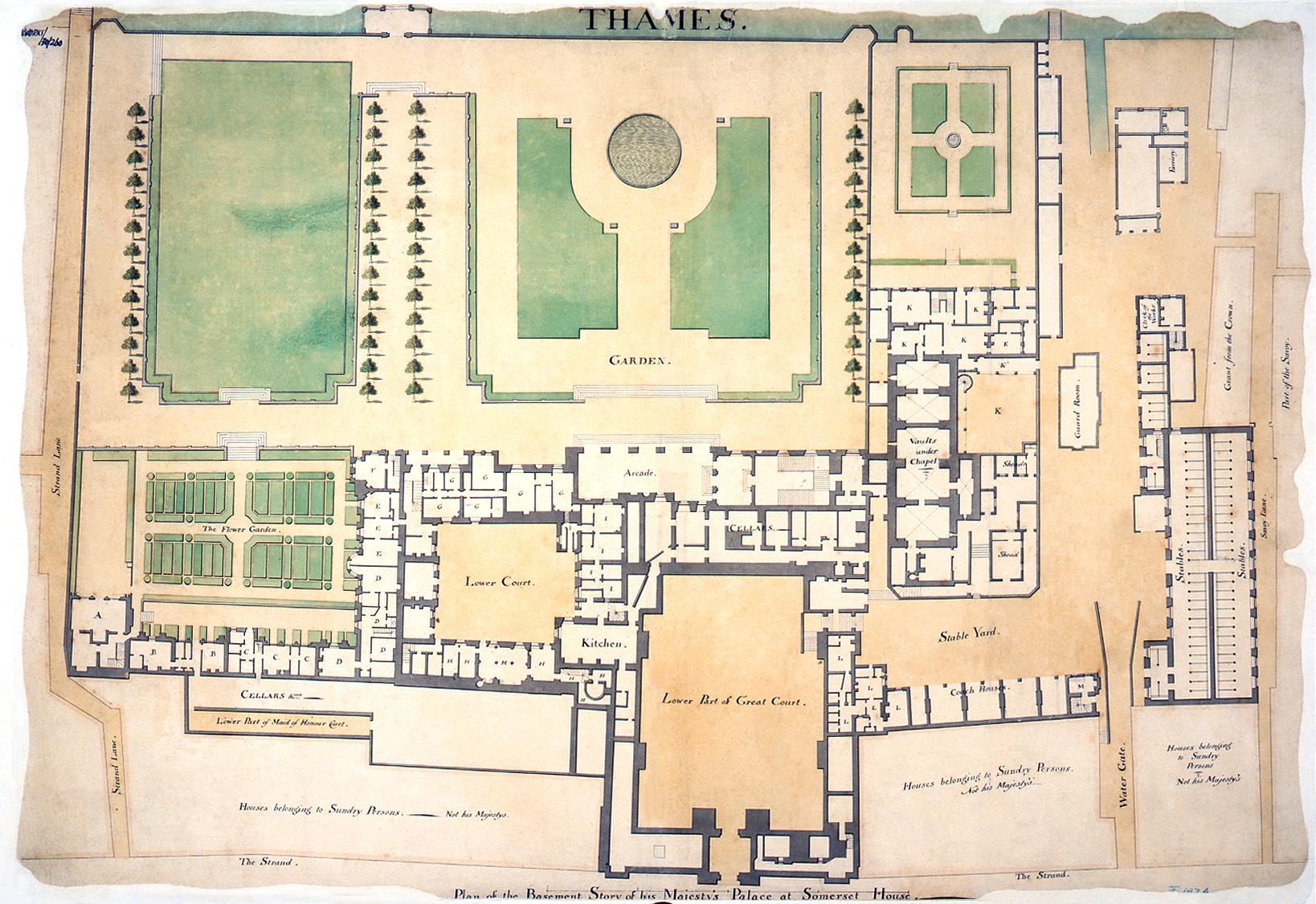 Kensington Palace Floor Plan Plan 1: Hampton Court Palace Ground Floor