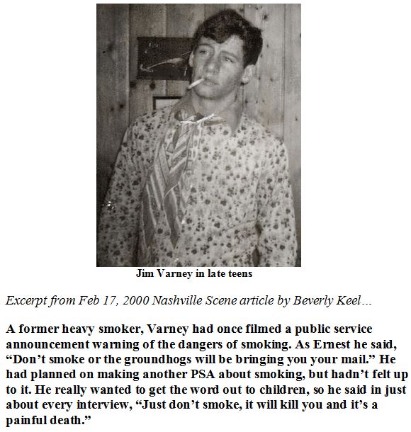 Jim Varney Raucherwerbung