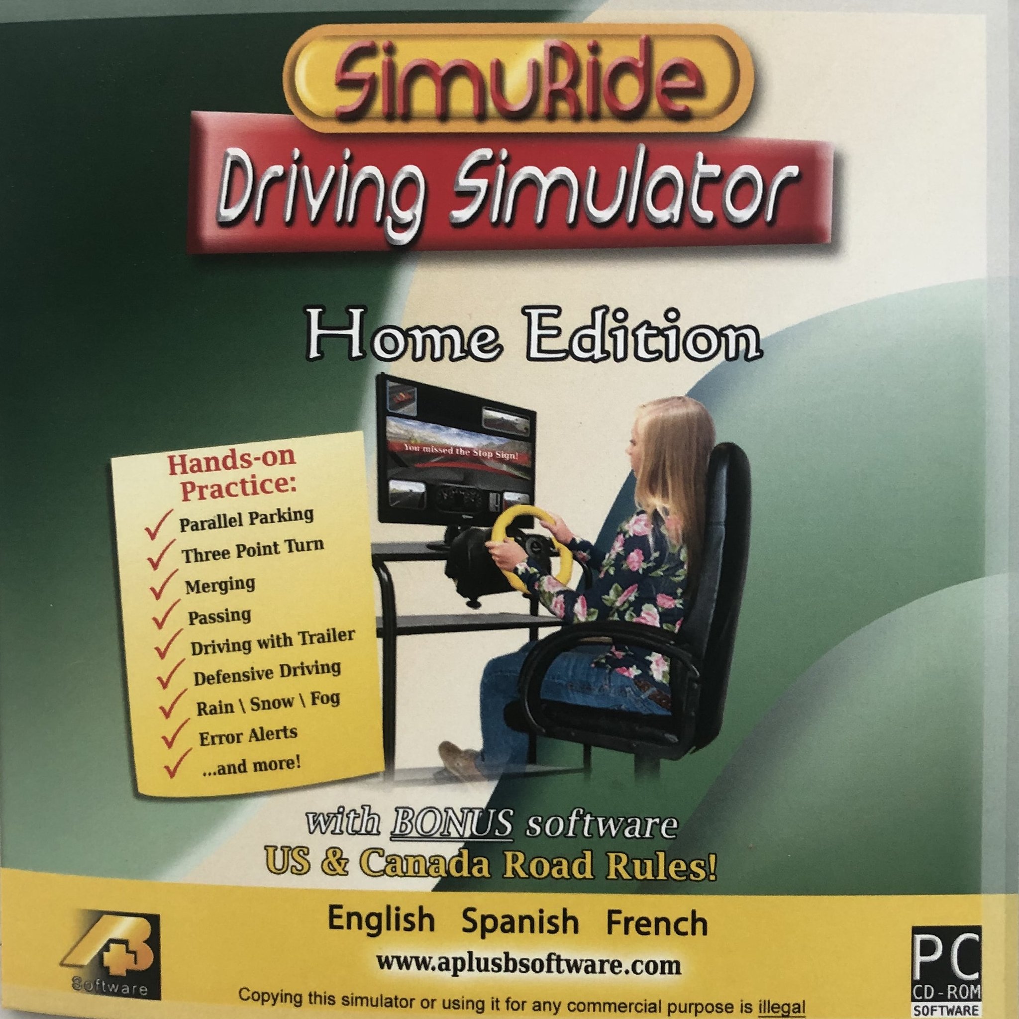 AplusB Software on Twitter: "Simuride HE – Home Car Driving Simulator Software 💥Professional ...