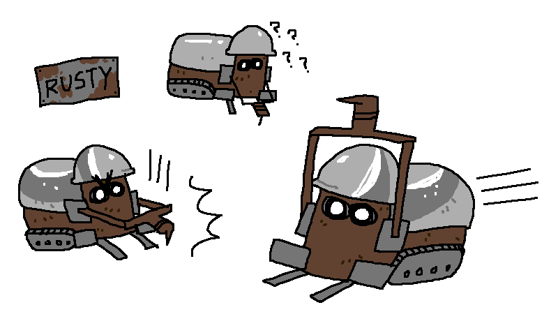 Battlebots rusty - caqwecolors