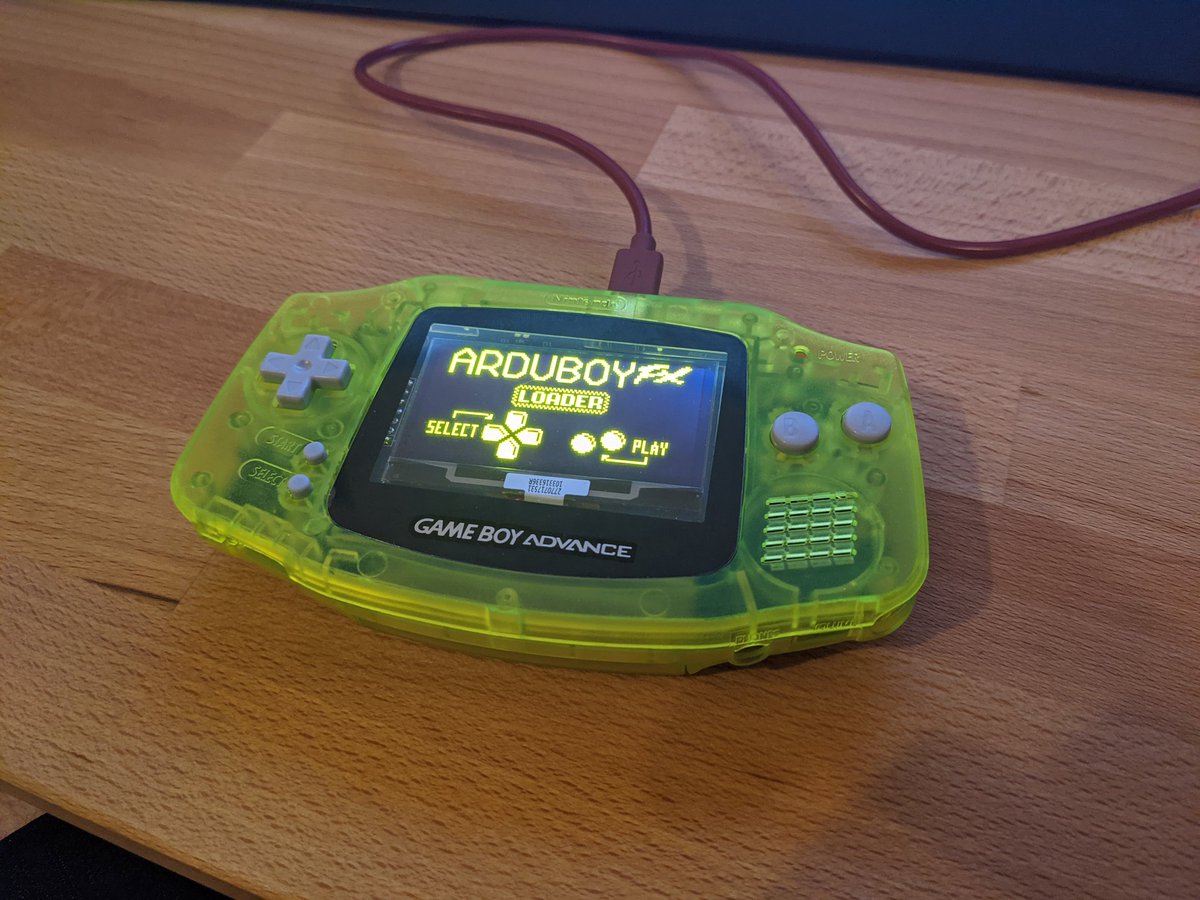 Wip Arduboy Advance Fx Homemade Arduboy